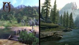Elder Scrolls V: Skyrim & Oblivion Screenshot Comparison | Attack of ...