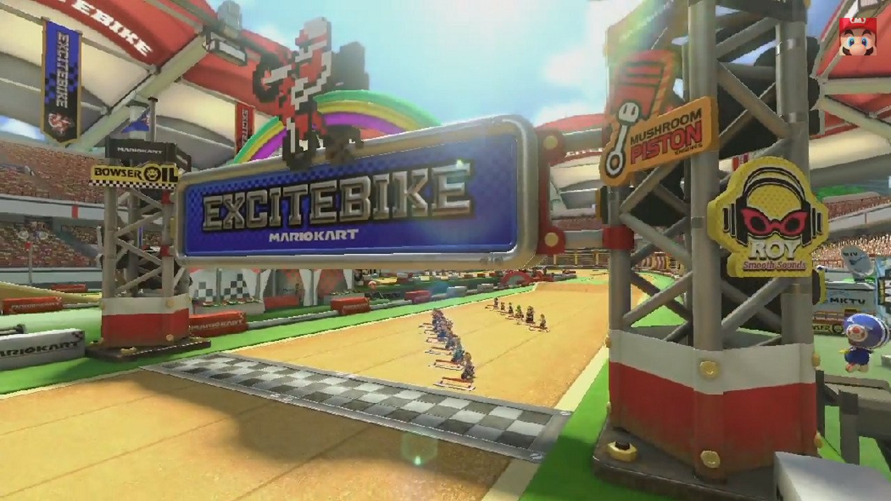 Mario Kart 8 DLC Adds Excitebike Arena | Attack of the Fanboy
