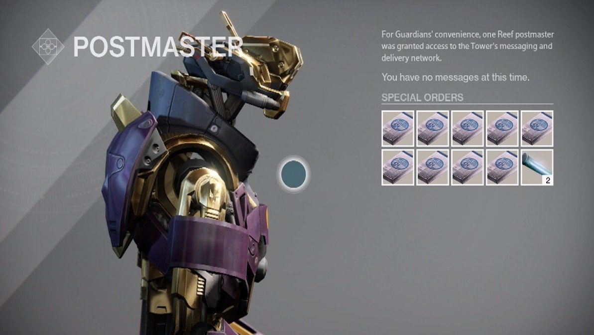 PSA: Check Your Postmaster in Destiny for Additional Packages | Attack ...