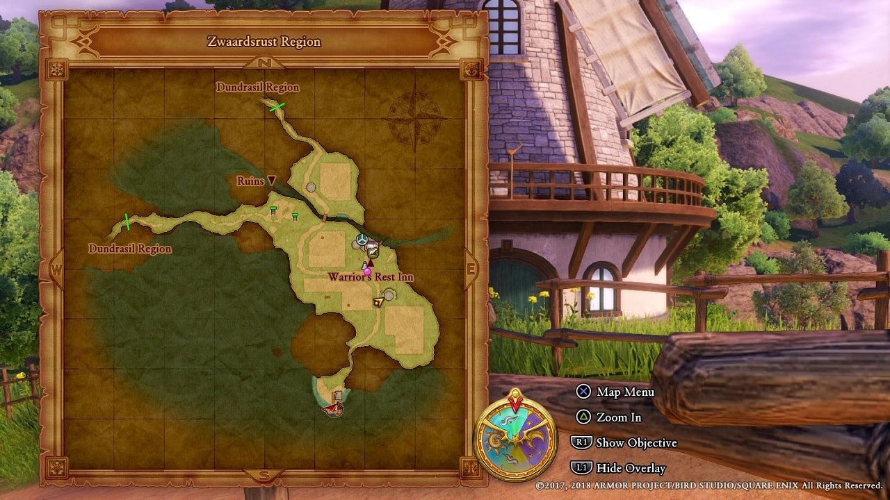 Dragon Quest XI Guide: Zwaardsrust Region Target Locations | Attack of ...
