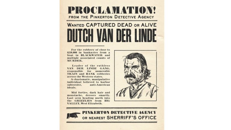 Rockstar Post Red Dead Wanted Poster | Attack of the Fanboy