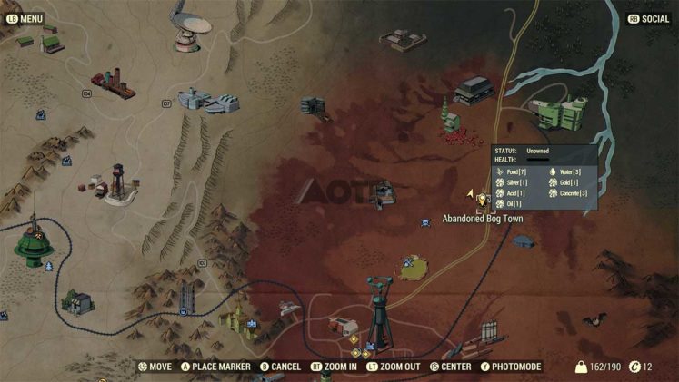 Fallout 76 All Workshop Locations