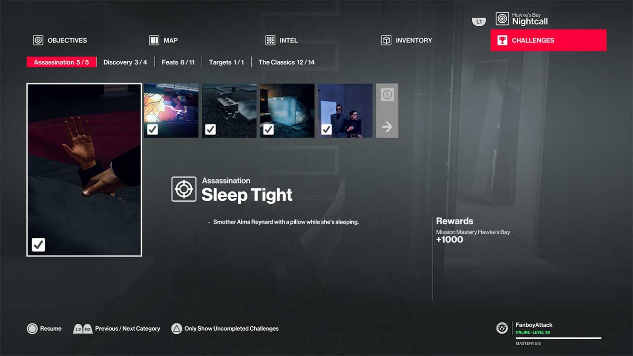 Hitman 2 How to See Challenges | Attack of the Fanboy