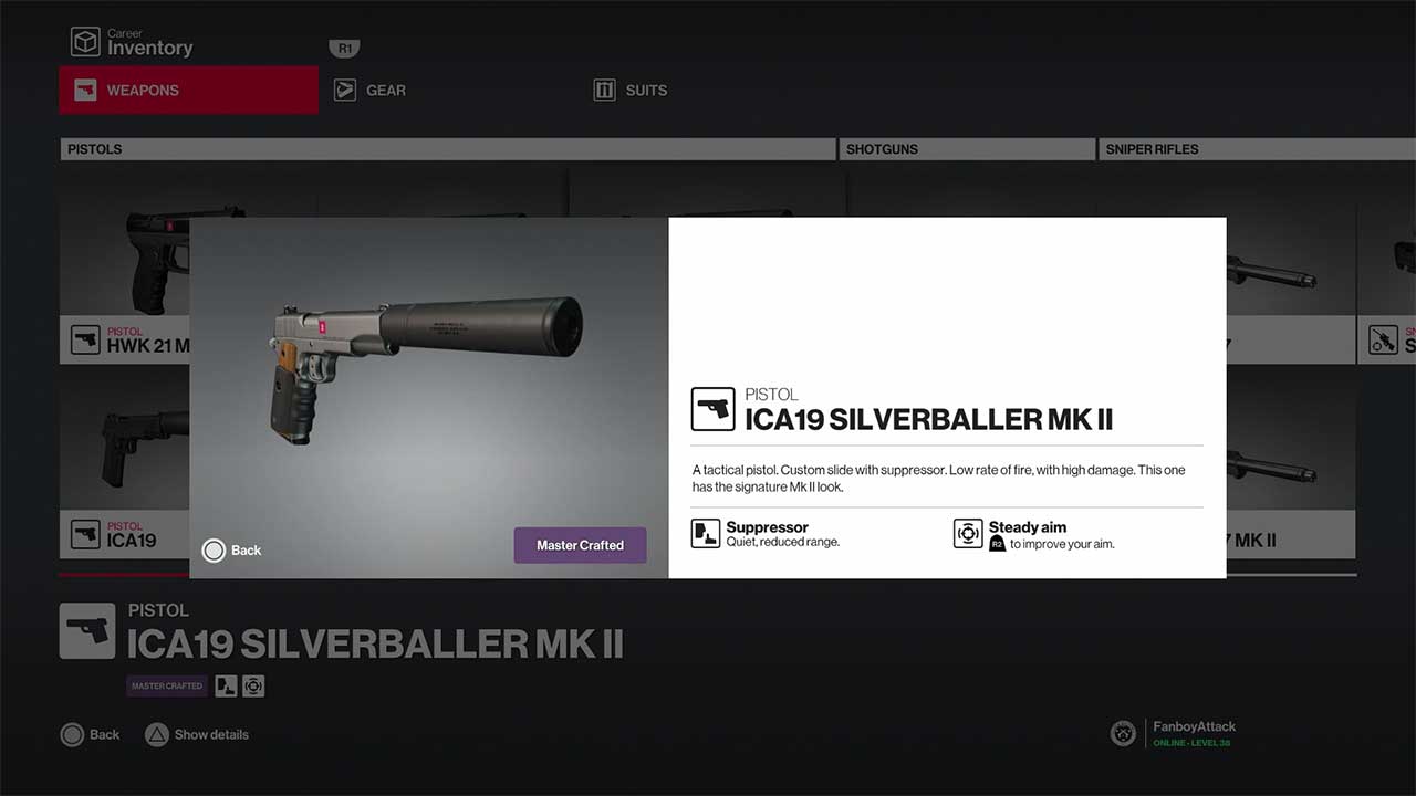 Hitman 2 How to Unlock Silverballer Pistol | Attack of the Fanboy