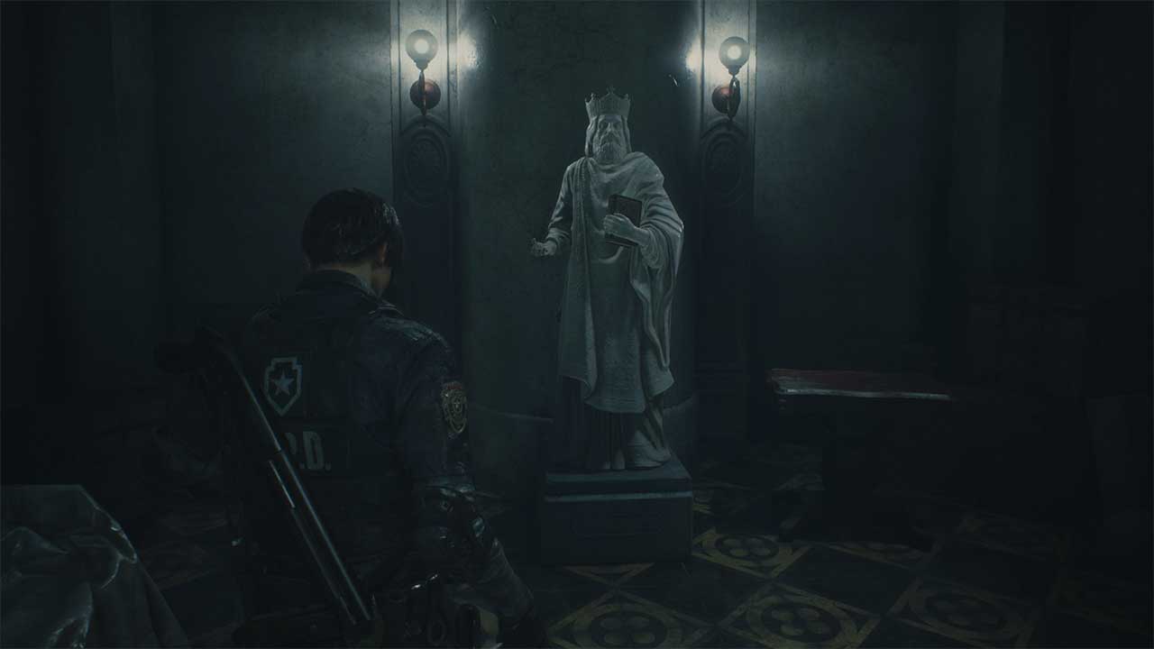 Resident Evil 2 Remake One Armed Statue Puzzle Solution | Attack of the ...