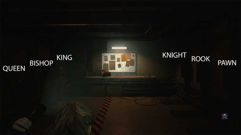 Resident Evil 2 Chess Plug Puzzle Solution and Piece Location | Attack ...
