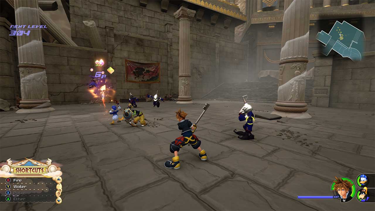 Kingdom Hearts 3 How to Use Shortcuts | Attack of the Fanboy