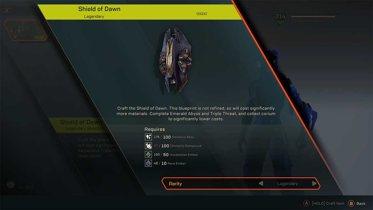 Anthem: How to Get Corium for Crafting the Shield of Dawn | Attack of ...
