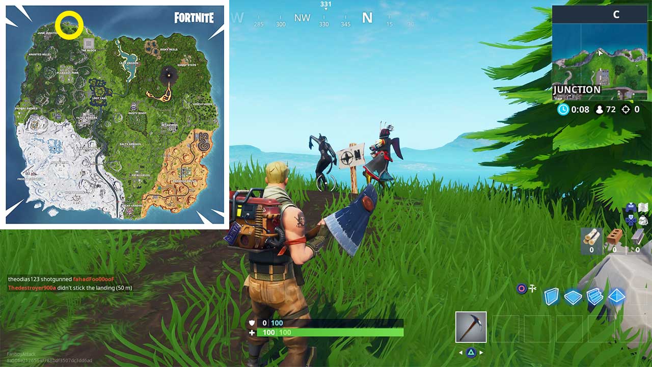 Fortnite Where to Visit the Furthest North, South, East, and West ...