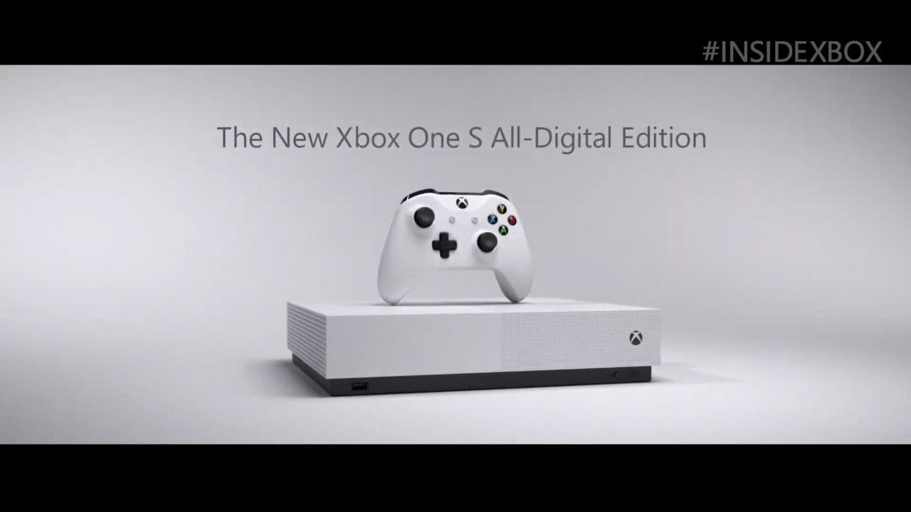 Xbox One S All-Digital Edition Officially Revealed | Attack of the Fanboy