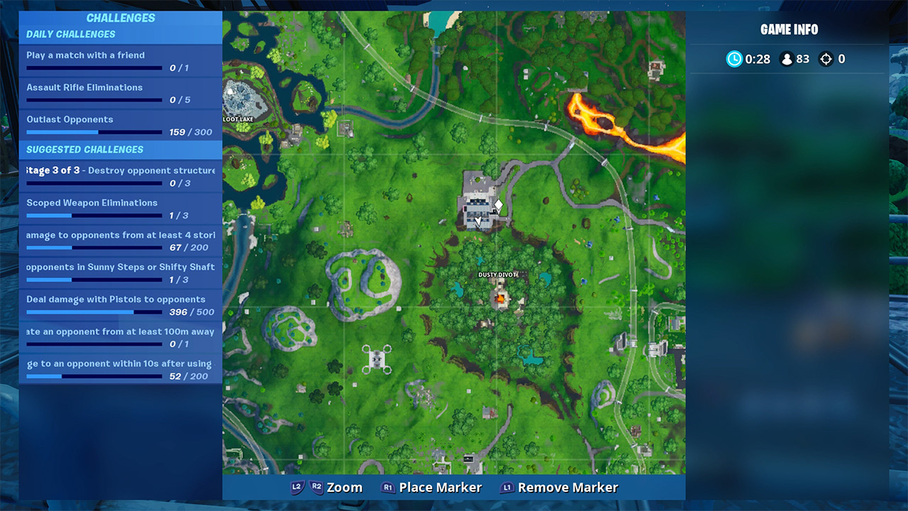 Fortnite Fortbyte #31 - Found at a Meteor Crater Overlook | Attack of ...
