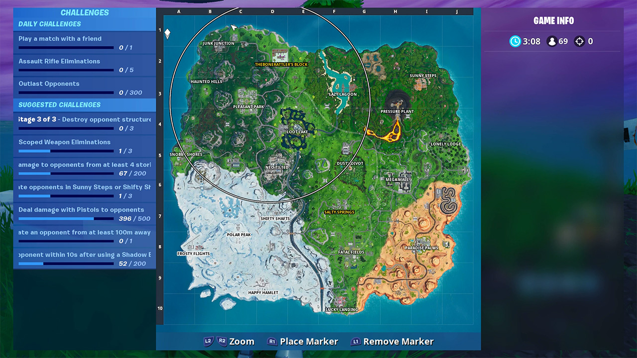 Fortnite Fortbyte #32 - Accesible by wearing Kyo Pet Back Bling at the ...