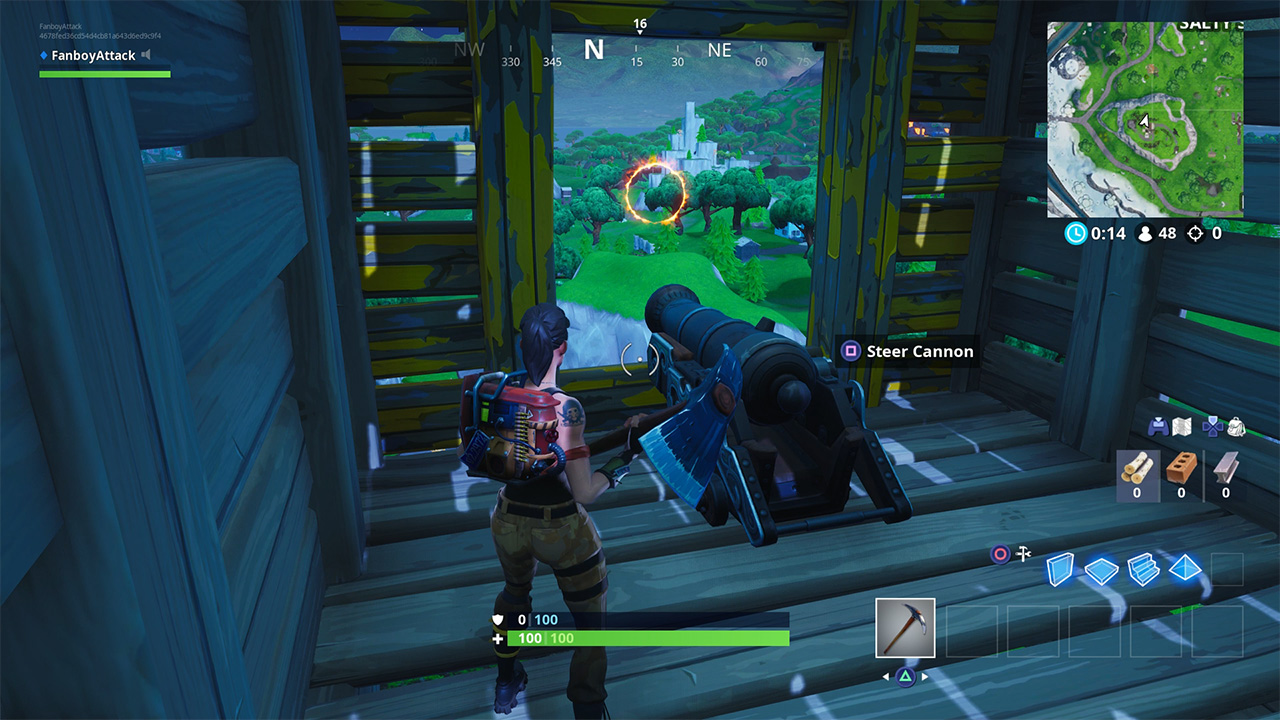 Fortnite Flaming Hoops Locations to Launch From Cannon | Attack of the ...