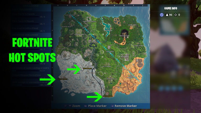 Fortnite What is a Hotspot | Attack of the Fanboy