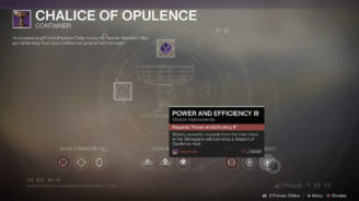 Destiny 2 How to Upgrade Chalice of Opulence | Attack of the Fanboy