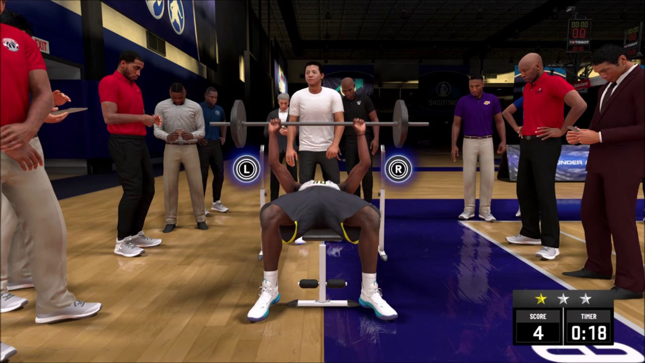 NBA 2K How to Bench Press | Attack of the Fanboy
