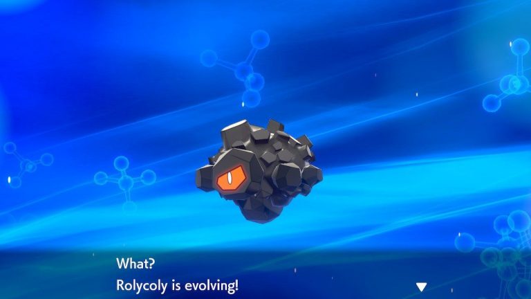 Pokemon Sword and Shield - How To Evolve Rolycoly Into Carkol | Attack ...