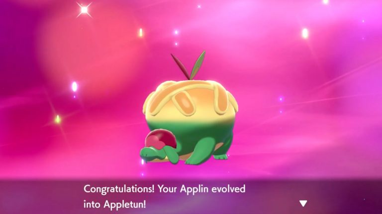 Pokemon Sword and Shield - How to Evolve Applin into Appletun or ...