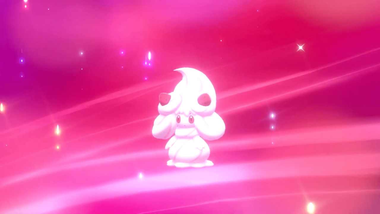 Pokemon Sword and Shield - How to Evolve Milcery into Alcremie | Attack ...