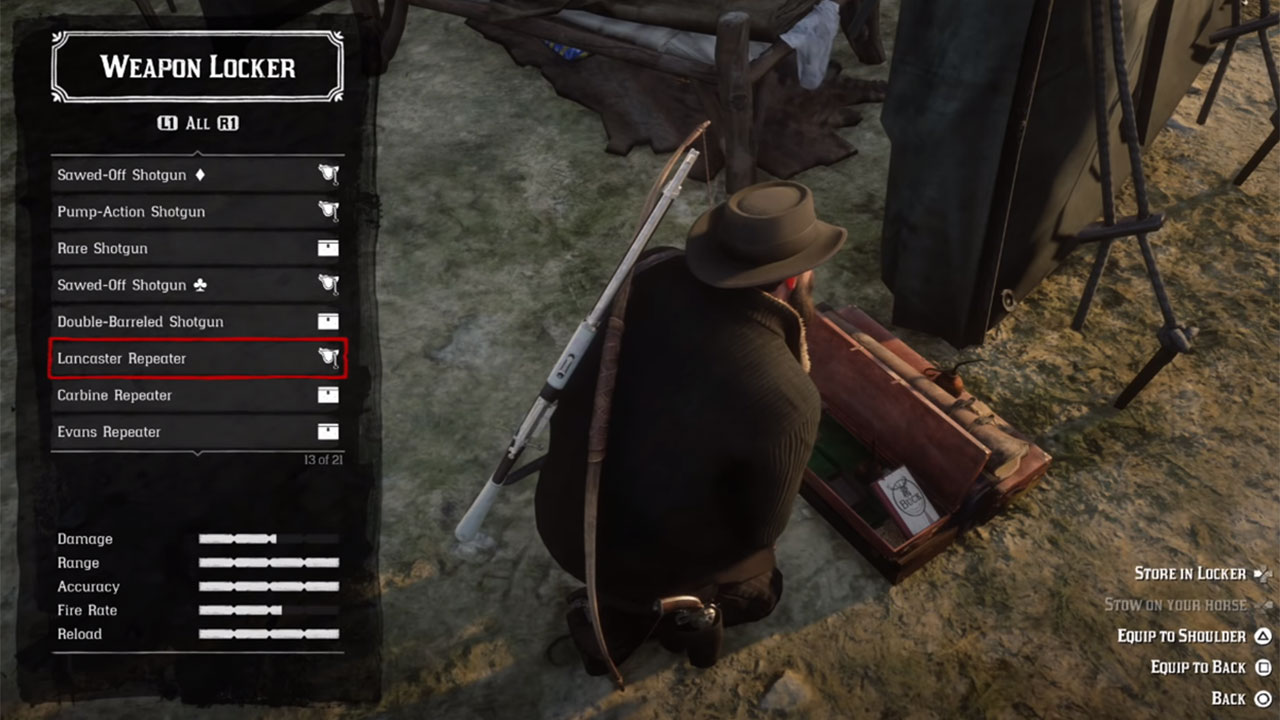 Red Dead Online - How to Access Weapons Locker | Attack of the Fanboy