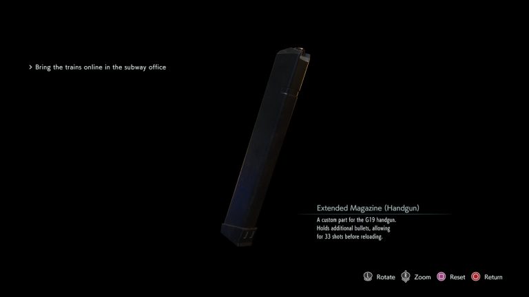 Resident Evil 3 - How to Get Extended Magazine for the Handgun - Attack ...