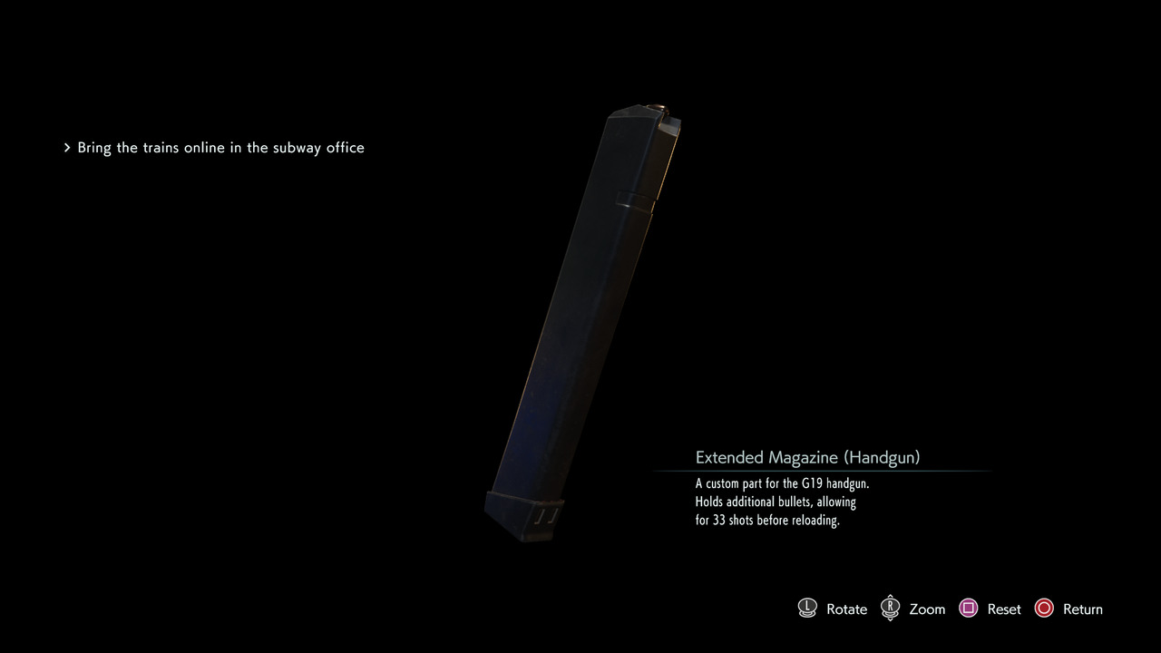 Resident Evil 3 - How to Get Extended Magazine for the Handgun - Attack ...