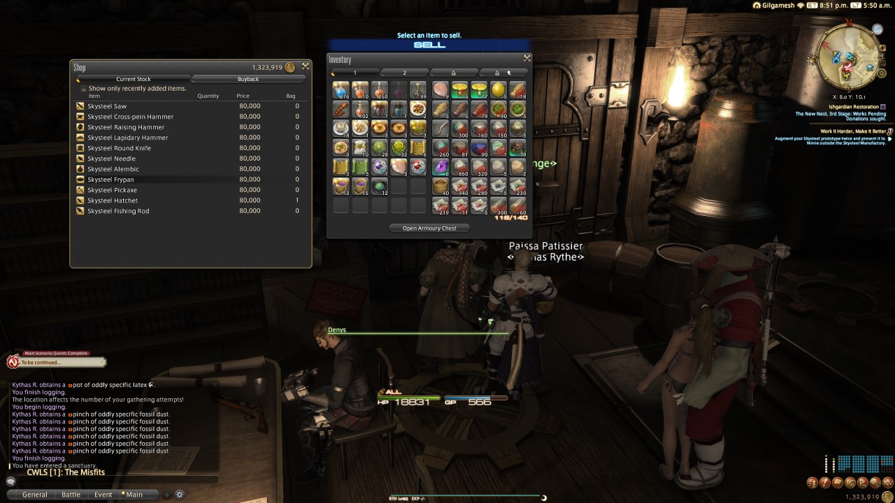 Final Fantasy XIV - How to Get Skysteel Tools, How to Get Crafter ...