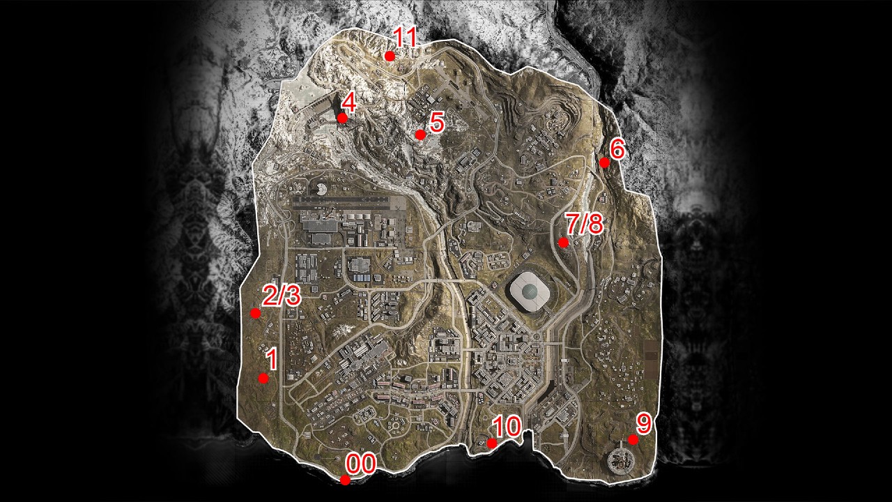 Call of Duty: Warzone Bunker Map - All Bunker Locations - Attack of the ...