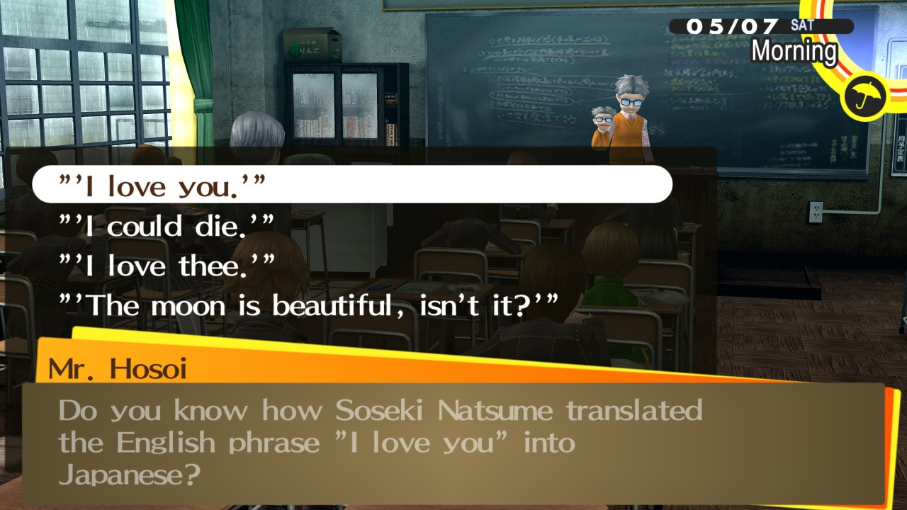 Persona 4 Golden - Classroom Answers Guide | Attack of the Fanboy