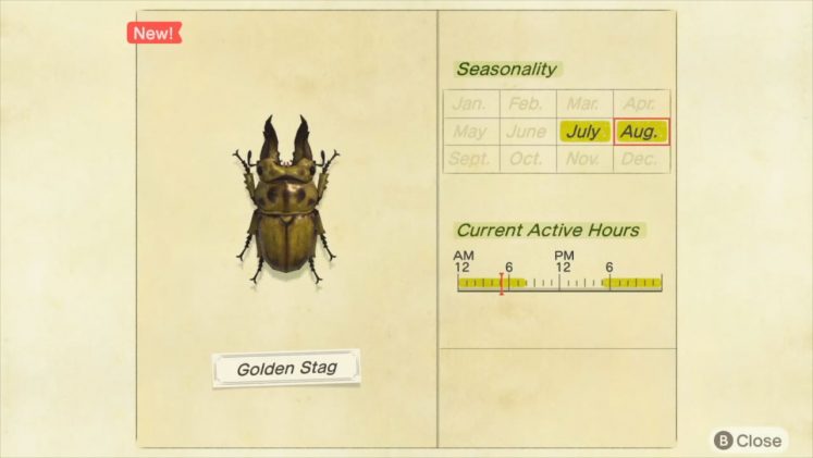 Animal Crossing: New Horizons – How to Catch Golden Stag, Giraffe Stag ...