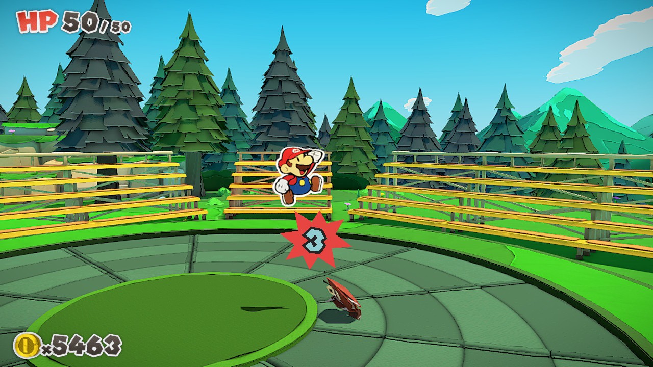 Paper Mario: The Origami King - How To Damage Enemies Before Battle ...