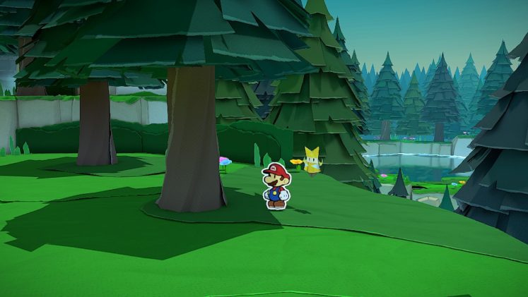 Paper Mario: The Origami King - How To Advance Past Trees With Hanging ...