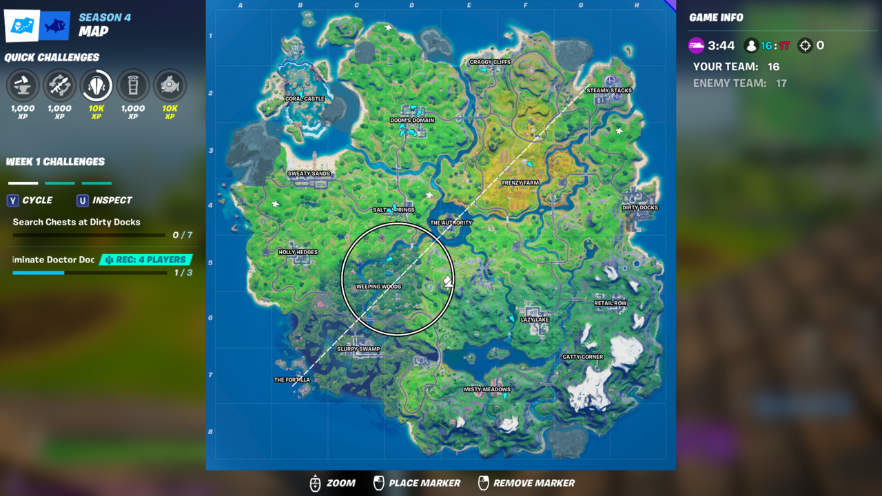 Fortnite Bifrost Marks Location: Where to Visit Bifrost Marks as Thor ...