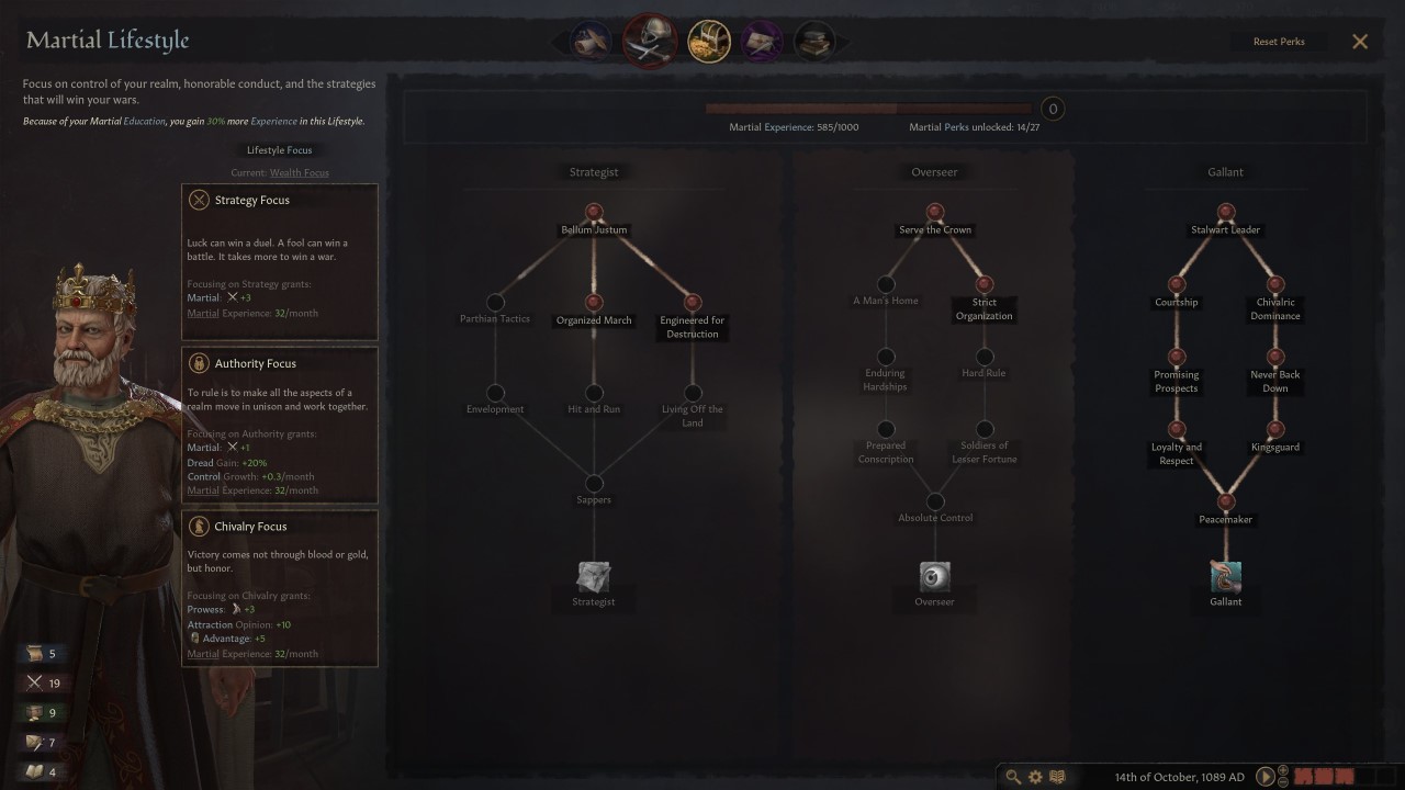 Crusader Kings 3 - What Are Lifestyles | Attack of the Fanboy