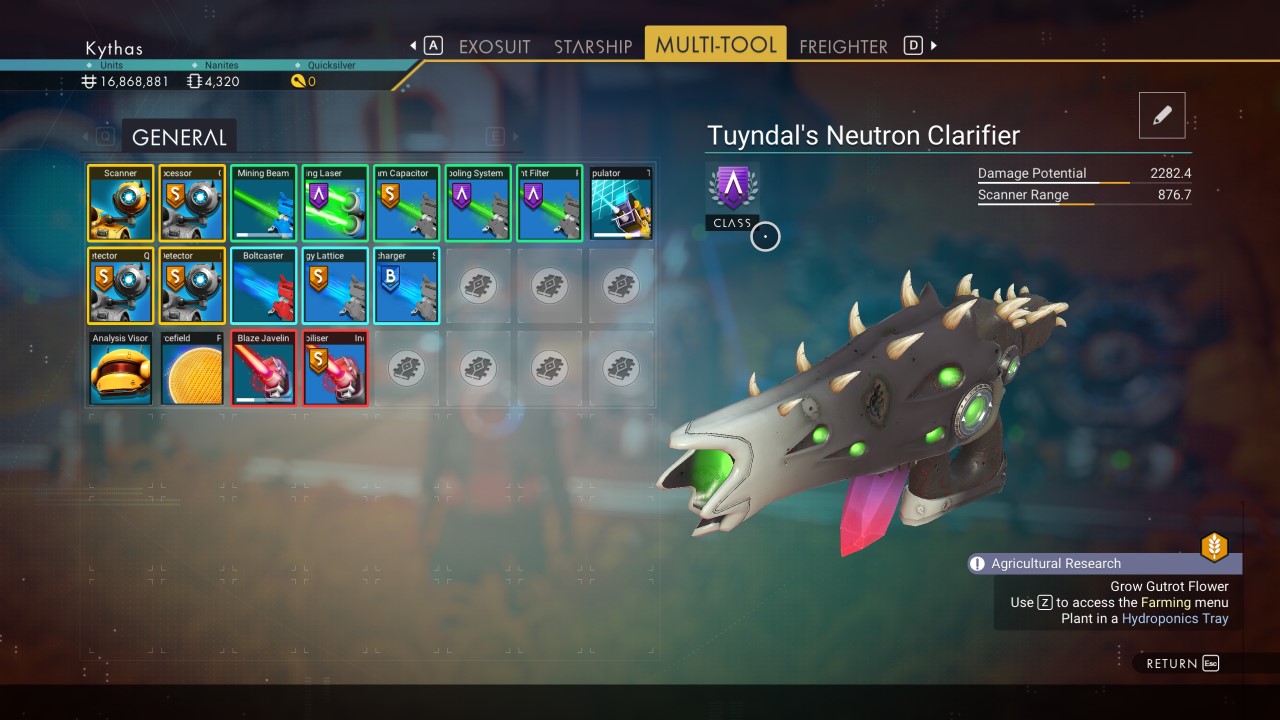 No Man's Sky: How to Upgrade Multi-Tool Class | Attack of the Fanboy