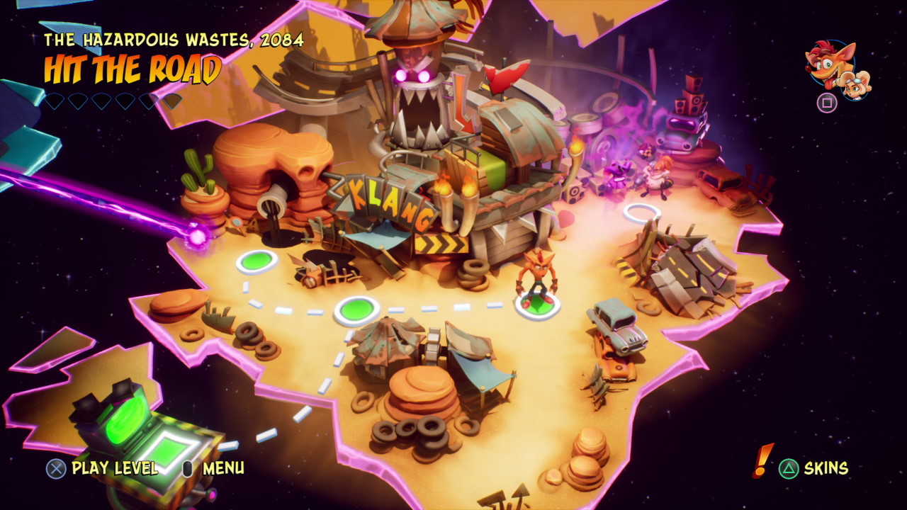 Crash Bandicoot 4 - World 2-3 Hit the Road Bonus Stage Walkthrough ...