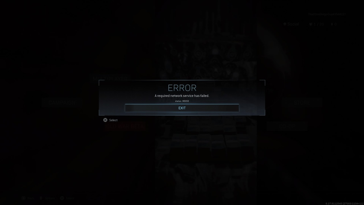 Modern Warfare - How to Fix A Required Network Service Has Failed Error ...
