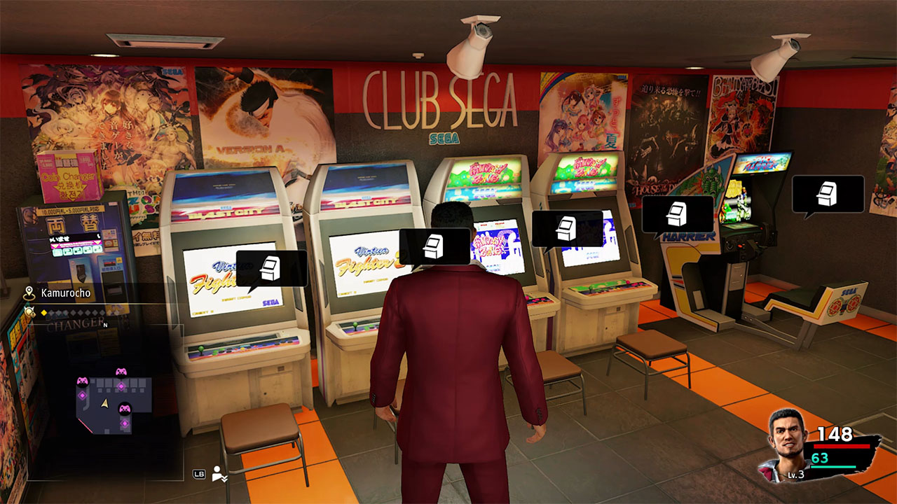 Yakuza: Like A Dragon - Where To Play Classic Sega Arcades | Attack of ...