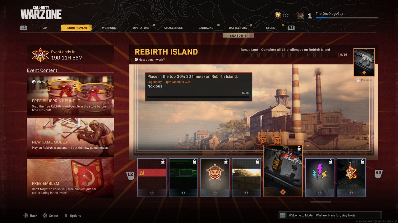 COD Warzone: All Rebirth Island Rewards and How to Get Them | Attack of ...