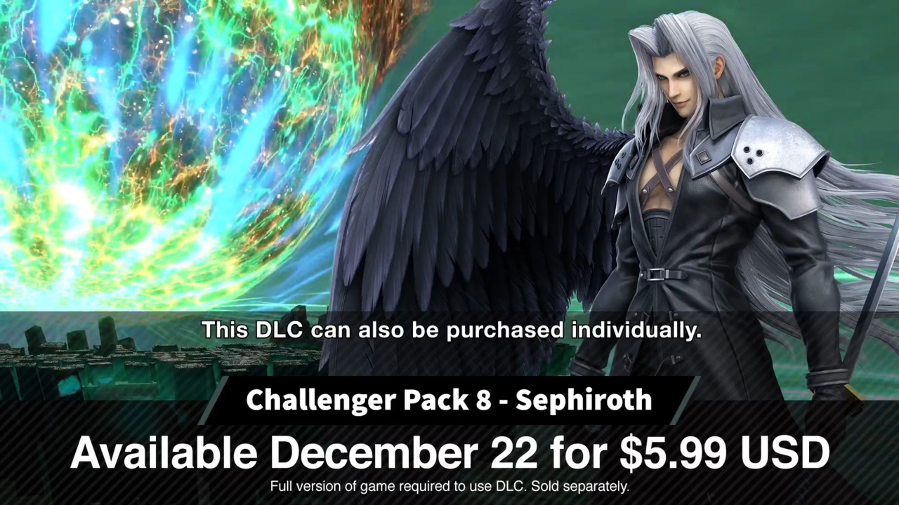 Sephiroth in Smash Ultimate: Release Date, Update Time, and More ...