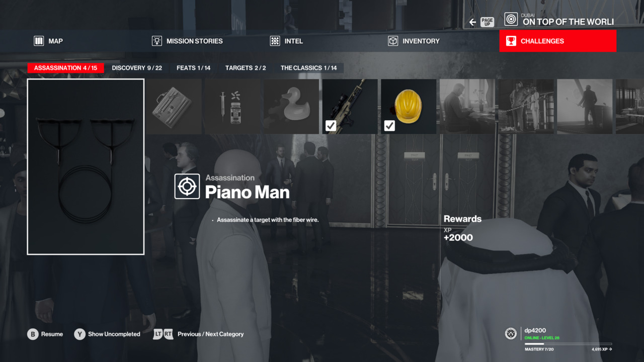 Hitman 3: How to View Challenges | Attack of the Fanboy