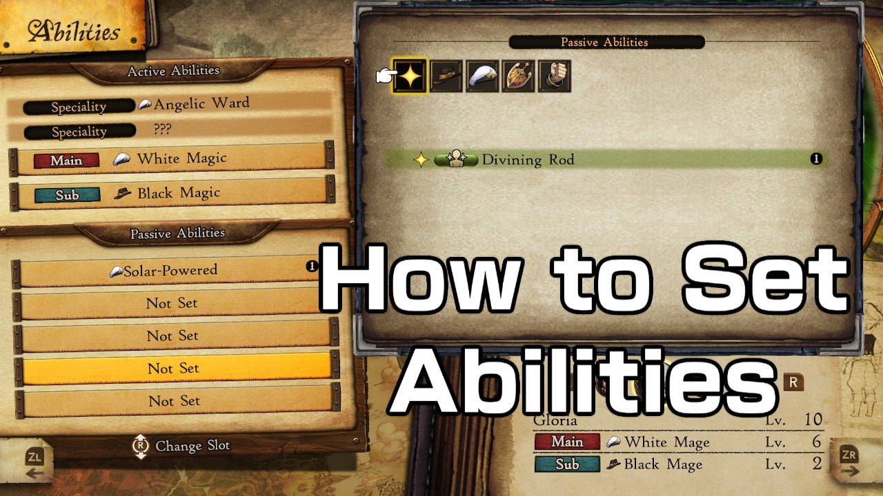 Bravely Default 2 - How to Set Abilities | Attack of the Fanboy