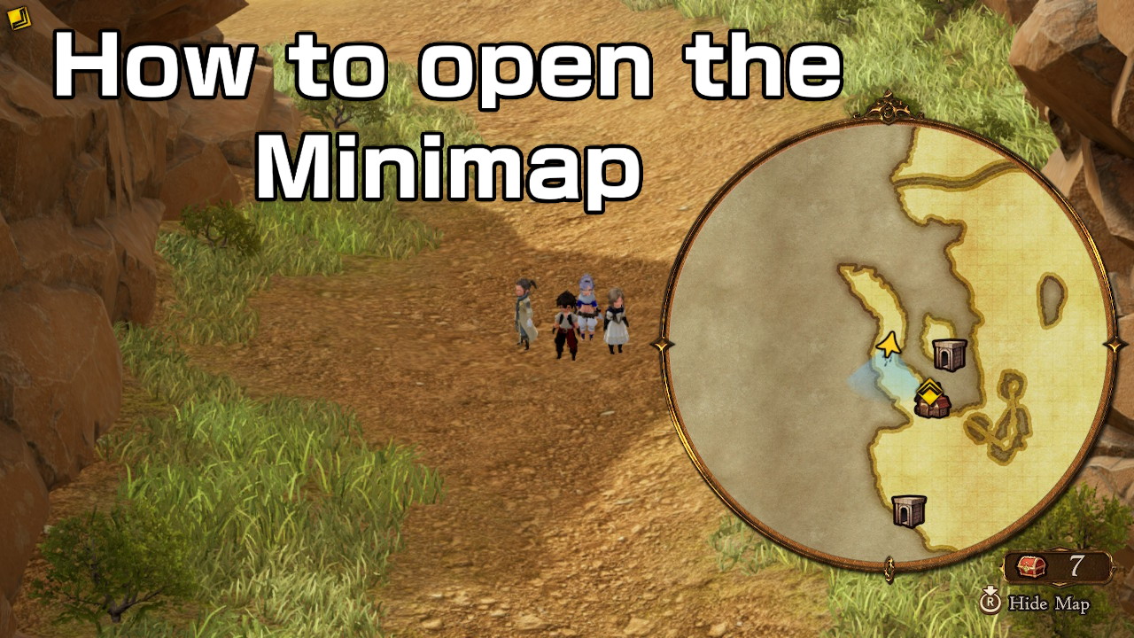 Bravely Default 2 - How to Open the Minimap | Attack of the Fanboy