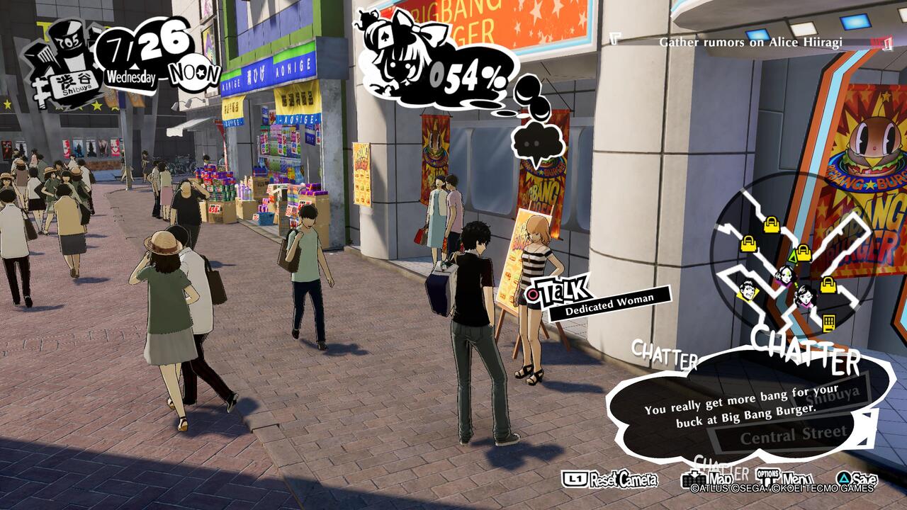 Persona 5 Strikers: Where to Gather Rumors on Alice Hiiragi | Attack of ...