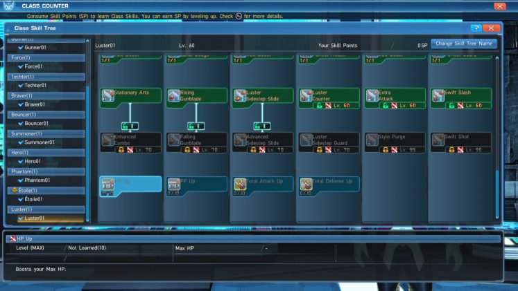 Phantasy Star Online 2 Luster Skill Tree Guide | Attack of the Fanboy