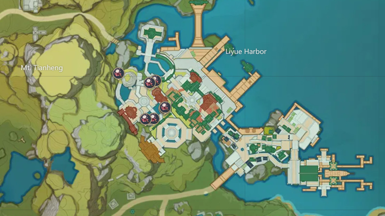 Posizioni dei fiori di seta e percorso agricolo di Genshin Impact ...