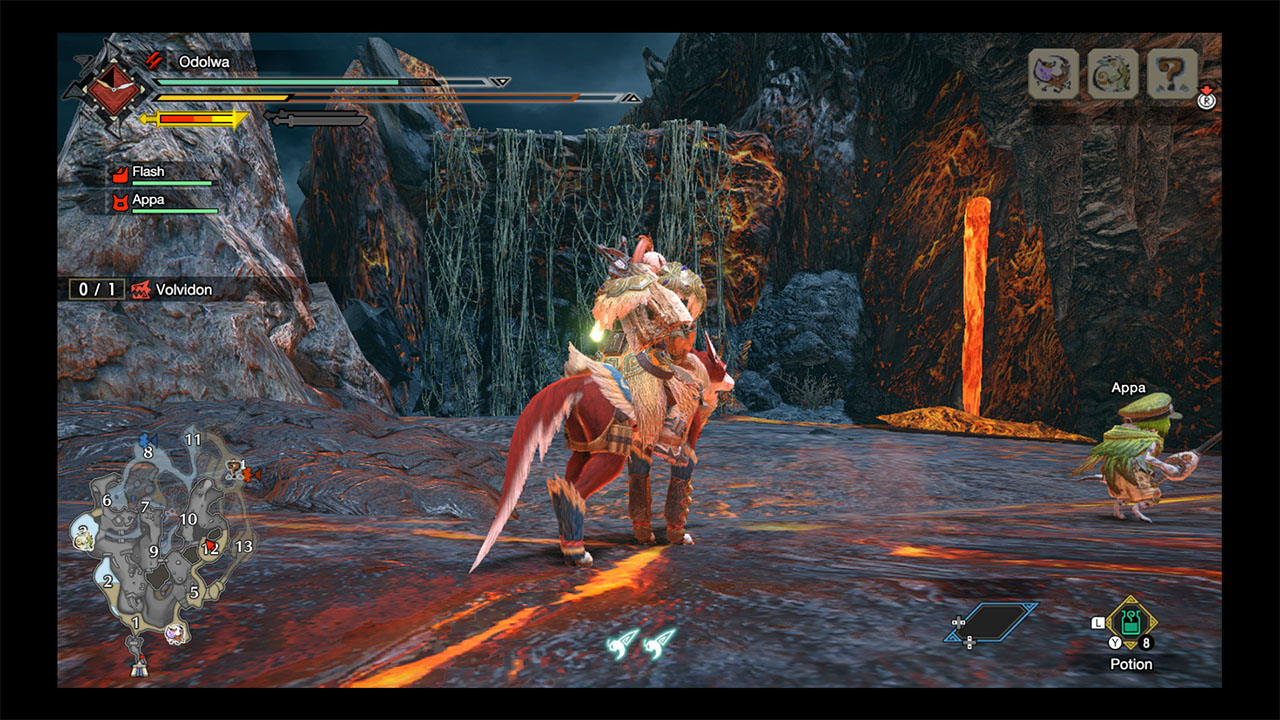 Monster Hunter Rise - How To Find All Lava Caverns Sub-Camps | Attack ...