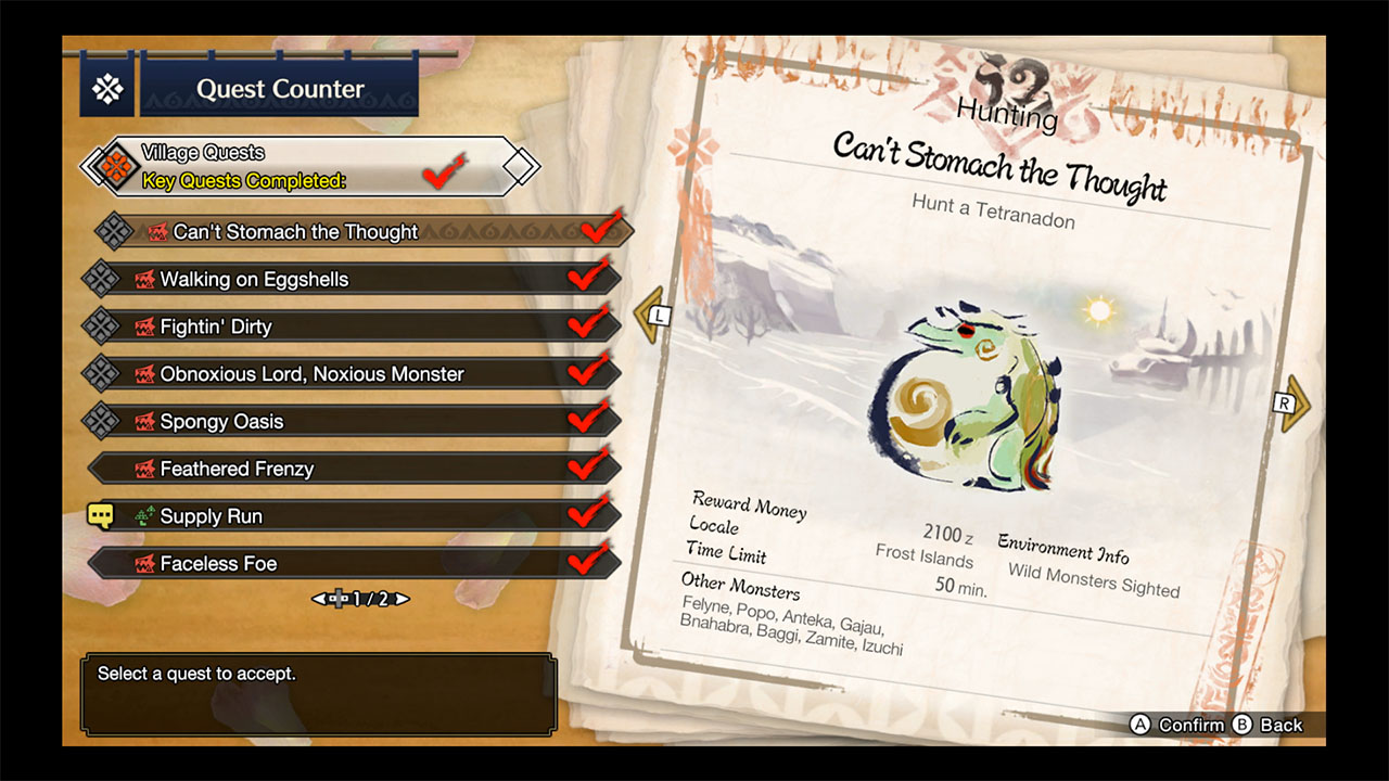 Monster Hunter Rise - Village Quests List | Attack of the Fanboy