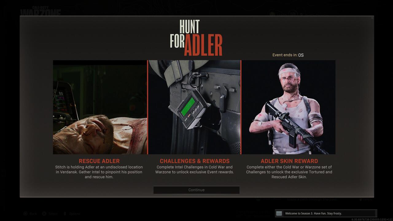 Call of Duty Warzone: All Hunt for Adler Challenges and Rewards ...