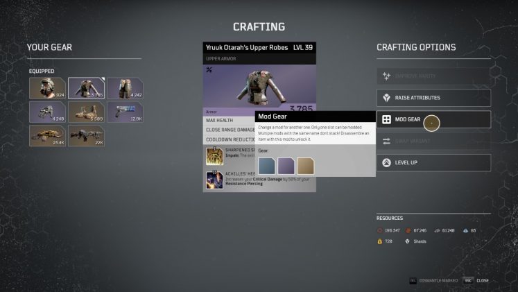 Outriders: How to Change Mods | Attack of the Fanboy